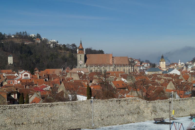 Iglesia Negra Biserica Neagra, Rumania Foto de archivo - Imagen de ...