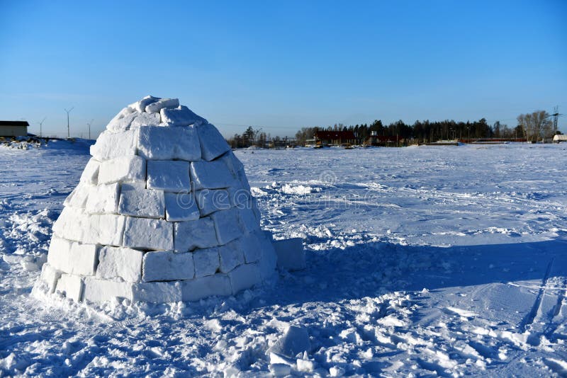 Igloo arkivfoto. Bild av historiskt, deras, snö, bygganden - 49627318