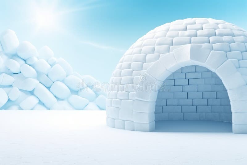 Igloo Structure Stock Illustrations – 190 Igloo Structure Stock ...