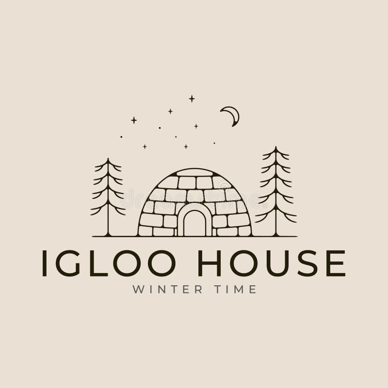 Igloo Ice House with Penguin Stock Vector - Illustration of eps10 ...