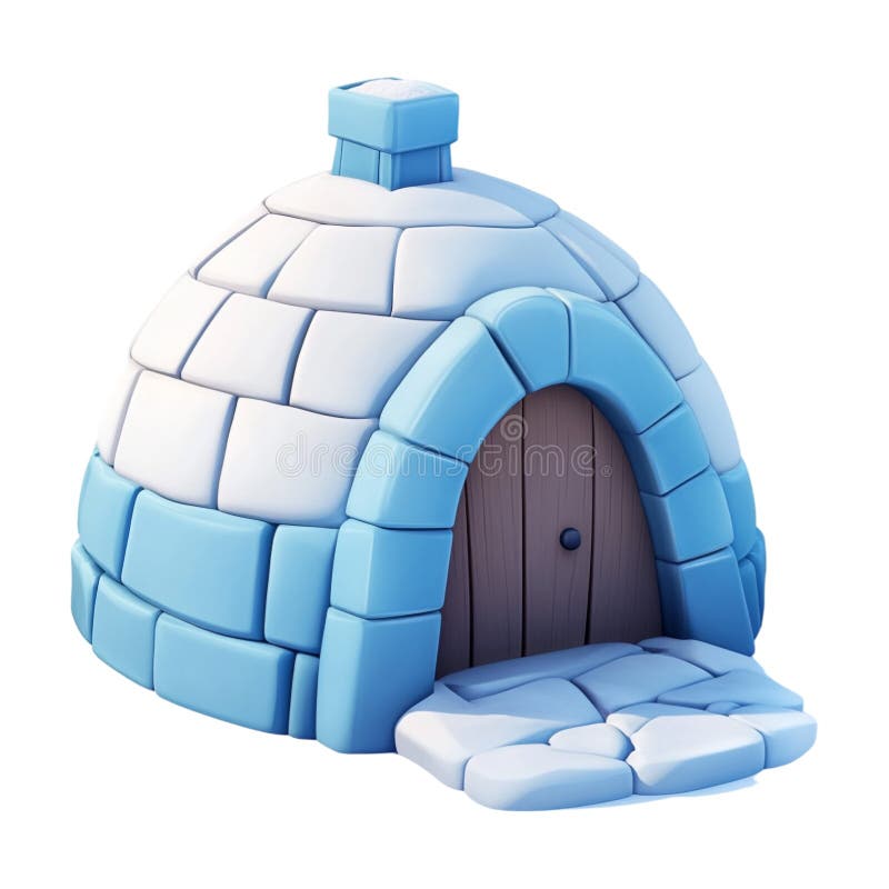 Igloo Ice House on Transparent Background - Ai Generated Stock ...