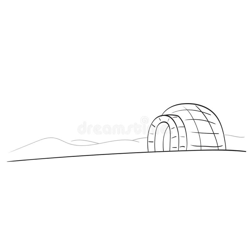 Igloo Line Art Stock Illustrations – 656 Igloo Line Art Stock ...