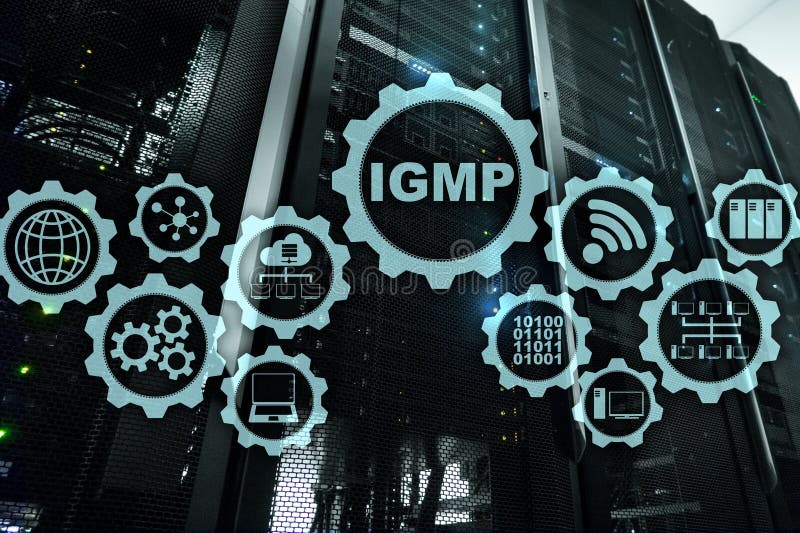 IGMP. Internet Group Management Protocol Concept Stock Image - Image of ...