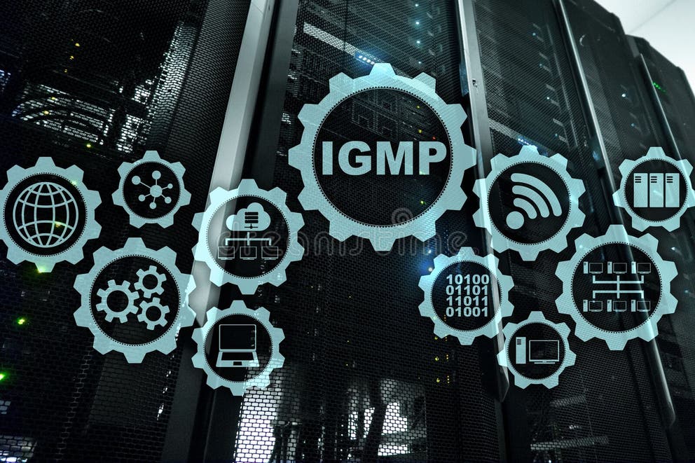IGMP. Internet Group Management Protocol Concept Stock Image - Image of ...