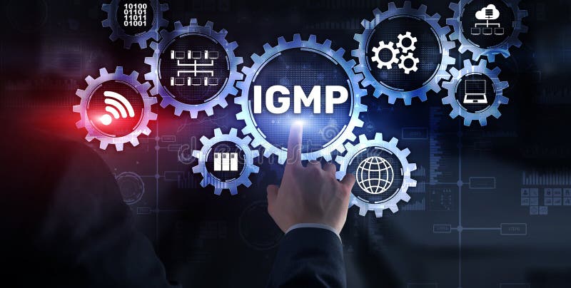 IGMP. Internet Group Management Protocol Concept Stock Image - Image of ...