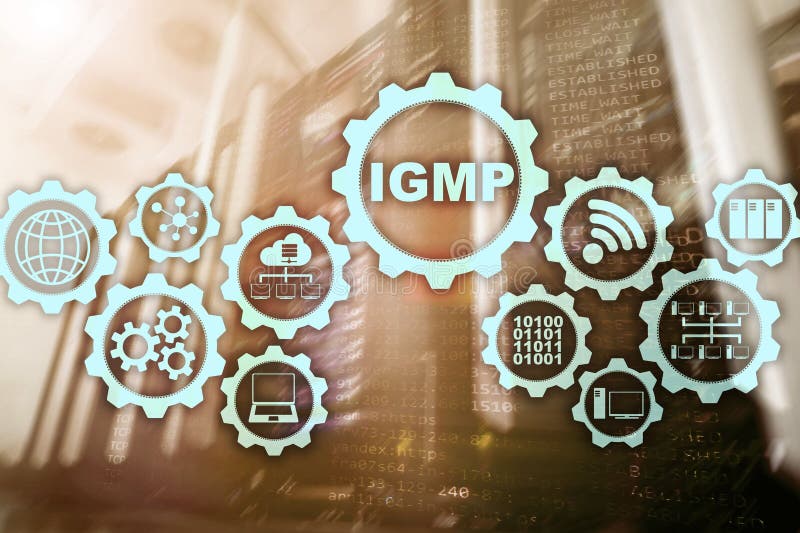 IGMP. Internet Group Management Protocol Concept Stock Image - Image of ...