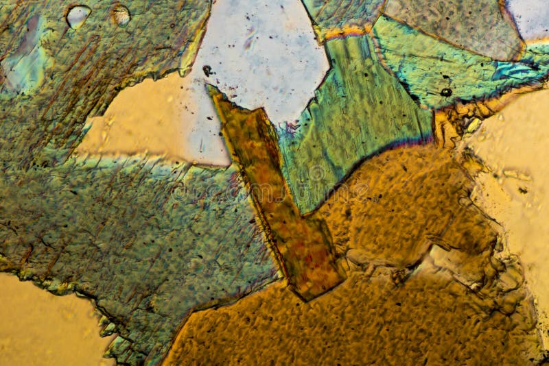 Cross-section of Gabbro Photographed through the Microscope in ...