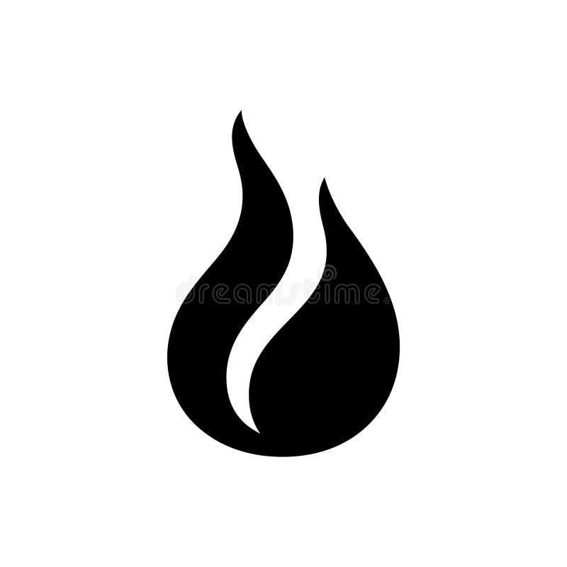 Ignite flame icon stock vector. Illustration of energy - 306213636