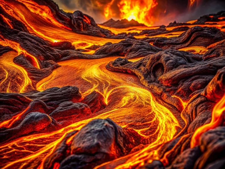 Stunning Lava Texture Set Abstract Backgrounds Textures for Creative ...