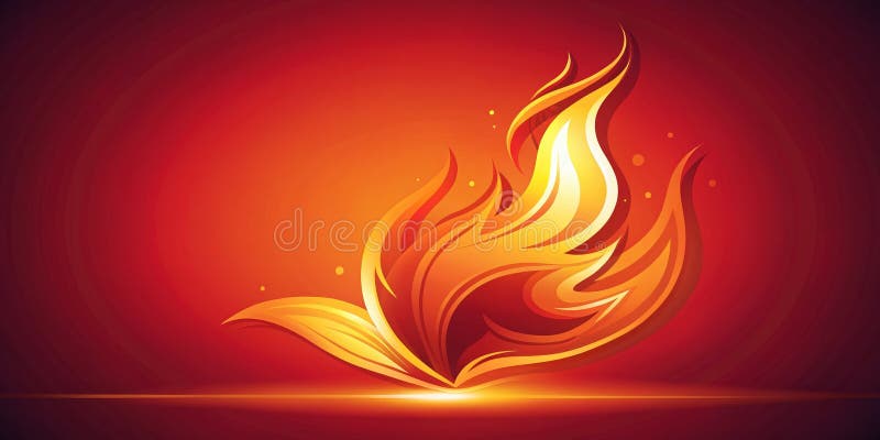 Fiery Graphic Design Element Dynamic Flames for Branding Logos and ...