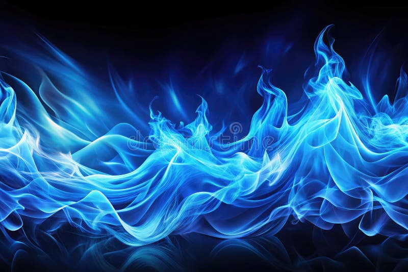 Dynamic Blue Flame Waves a Vibrant Modern Corporate Background for Presentations Marketing ...