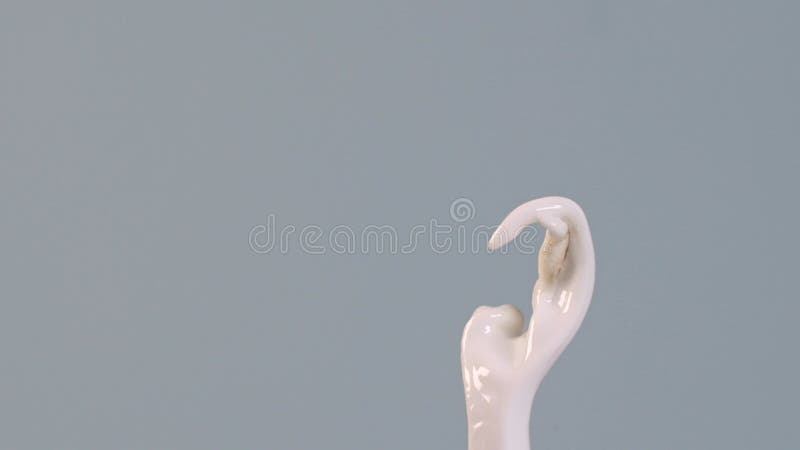 An Ignited White Disposable Plastic Food Picnic Fork, Isolated on a ...