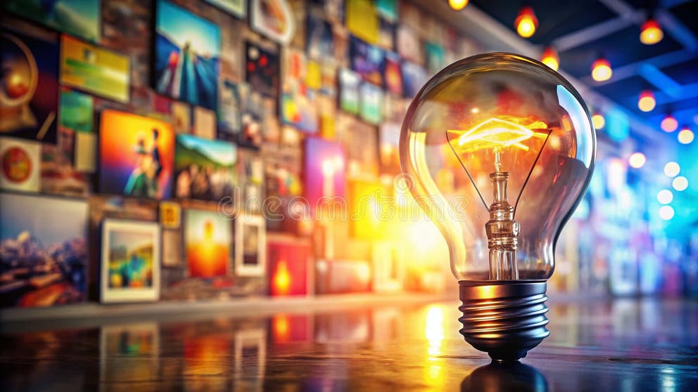 Igniting Innovation a Light Bulb Concept for Creative ProblemSolving ...