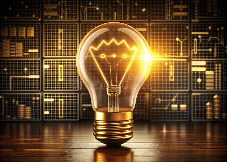 Igniting Innovation a VintageInspired Concept Image Depicting the Power of Ideas Problem Solving ...