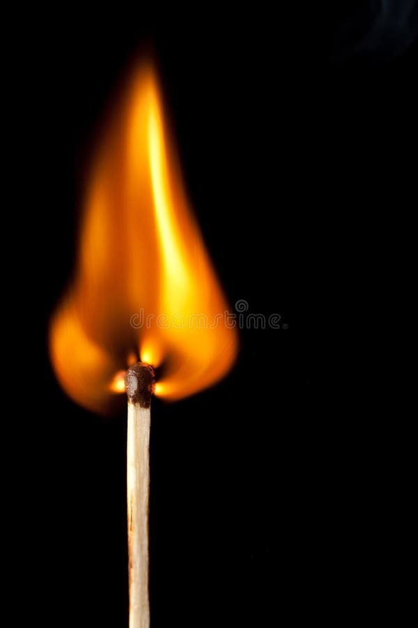 Igniting match stock photo. Image of matchbox, light, burning - 8848344