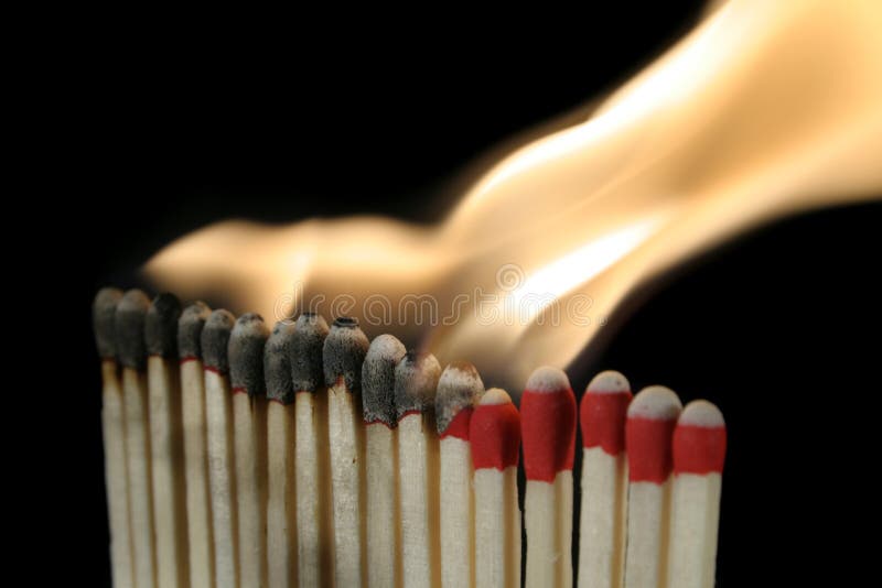 Igniting matchs stock image. Image of match, danger, glow - 2532019