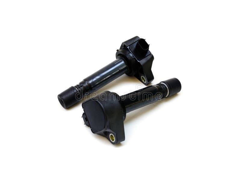 Ignition coil isolated stock photo. Image of ignition - 50842940