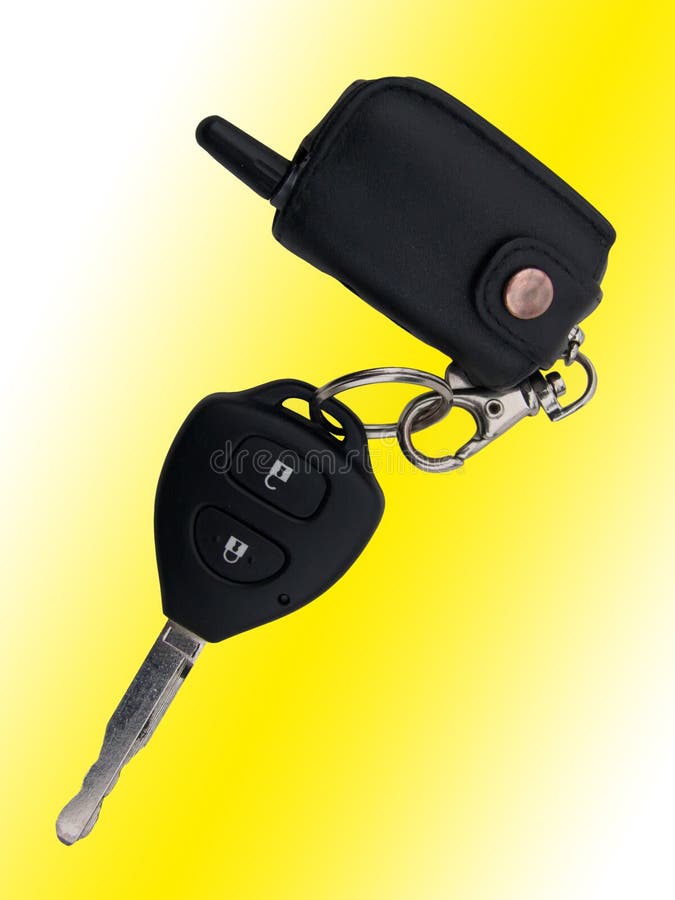 The ignition key stock photo. Image of panel, system, alarm - 7153752