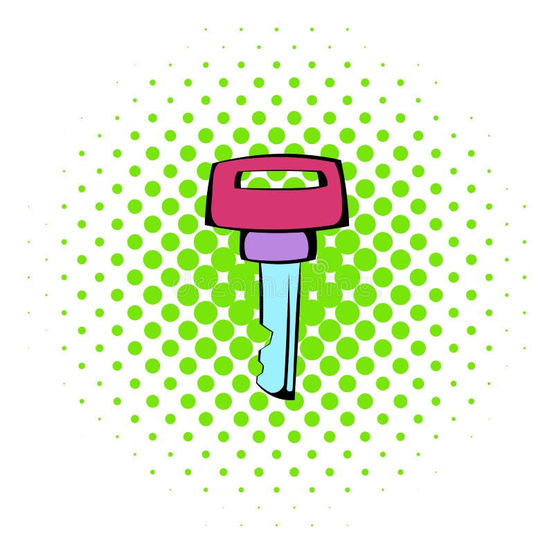 Ignition Key Icon, Icon Cartoon Stock Vector - Illustration of security ...