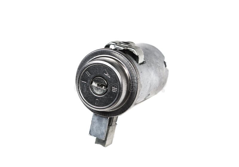 Ignition Lock Isolated on White Background Stock Photo - Image of ...