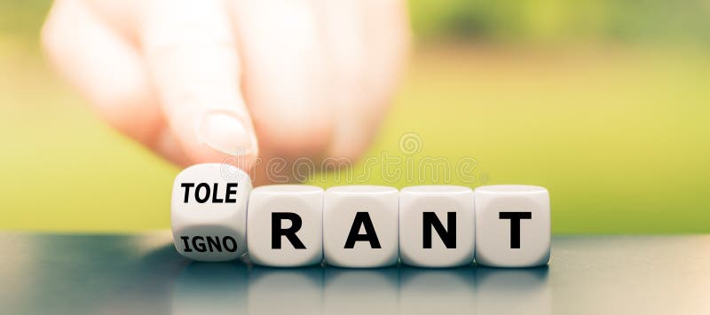 Ignorant or tolerant? stock photo. Image of ignorant - 174454906