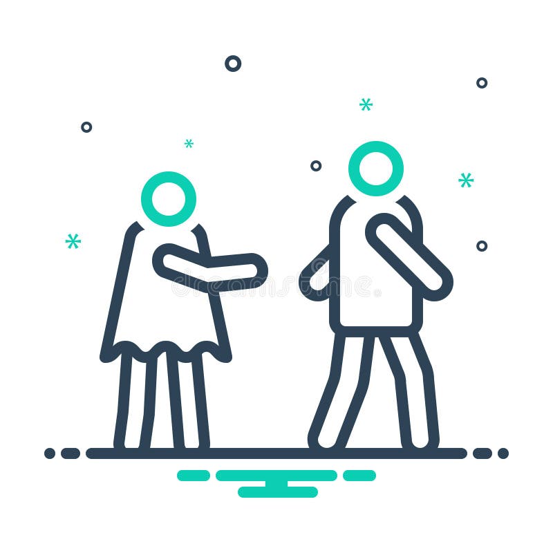 Mix Icon for Ignore, Avoid and Neglect Stock Illustration ...