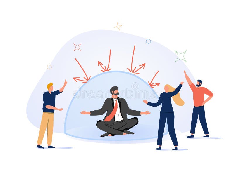 Ignore Noise or Distraction, Keep Calm and Avoid Conflict or Problem ...