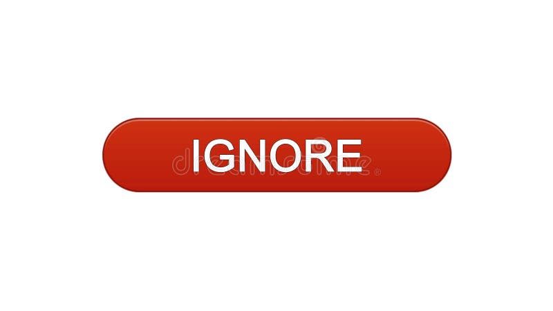 Ignore Web Interface Button Clicked with Mouse Cursor, Red Color ...