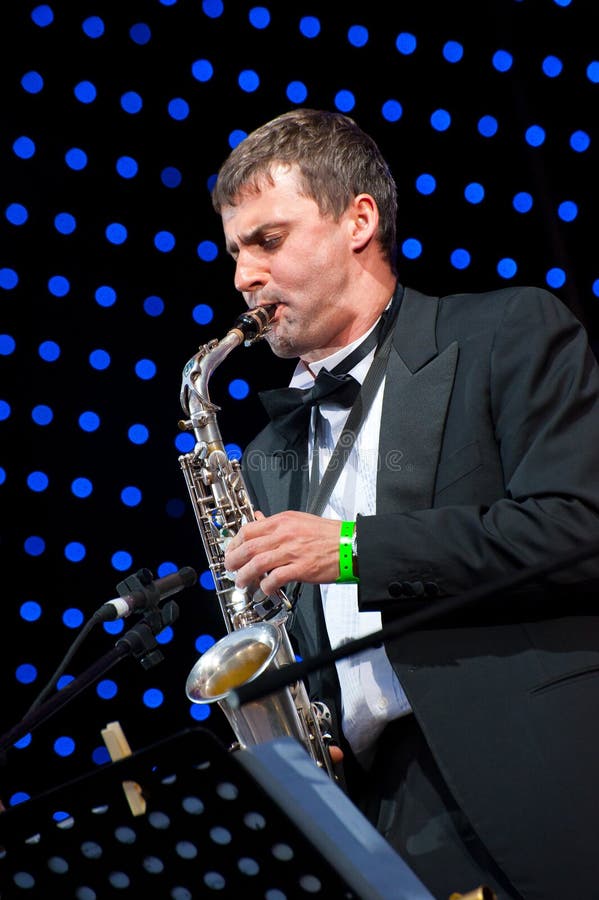 Igor Butman and His Band Performing Editorial Stock Image - Image of ...