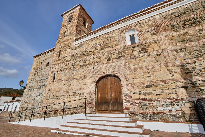 Igreja De Benaque Em Malaga, Espanha Imagem de Stock - Imagem de ...