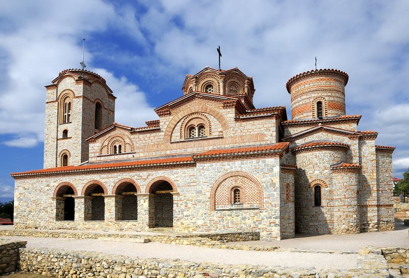 Igreja De Plaosnik Em Ohrid No Nighttime Imagem de Stock - Imagem de ...