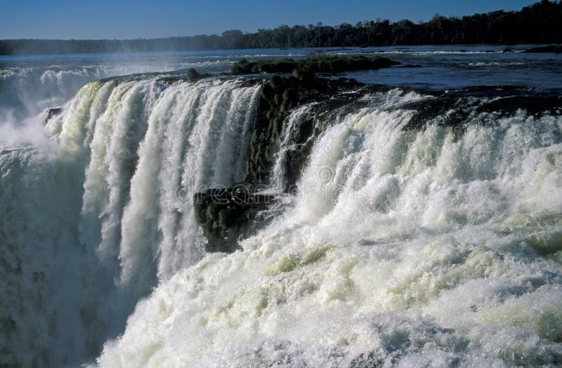 Iguacu waterfall stock image. Image of travel, argentina - 18022465