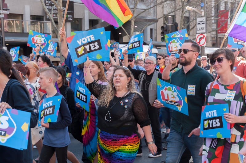Igualdad 2017 de la boda imagen editorial. Imagen de australia - 100327350