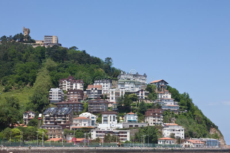 Igueldo Mount in San Sebastian Stock Image - Image of tourism, mountain ...