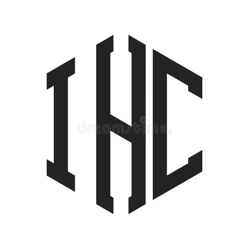 IHC Logo Design. Initial Letter IHC Monogram Logo Using Hexagon Shape ...