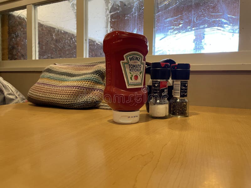 IHOP Restaurant Interior Decor Condiments on a Table Editorial ...