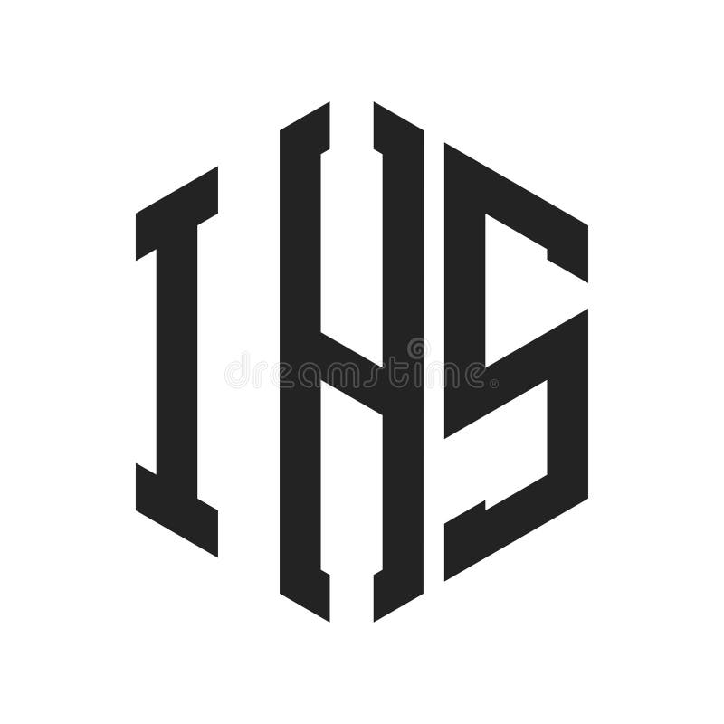 IHS Logo Design. Initial Letter IHS Monogram Logo Using Hexagon Shape ...