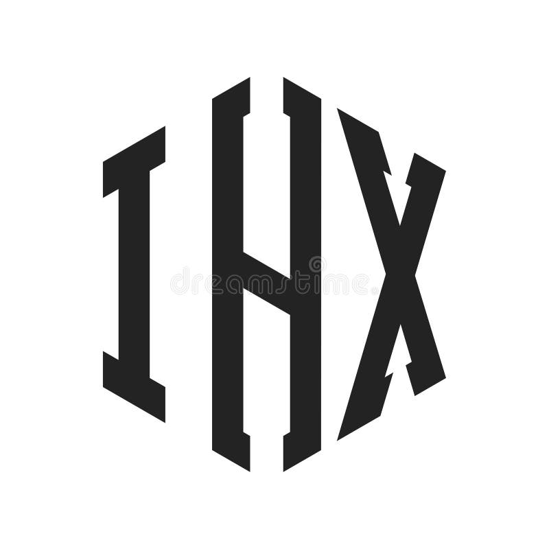 IHX Logo Design. Initial Letter IHX Monogram Logo Using Hexagon Shape ...