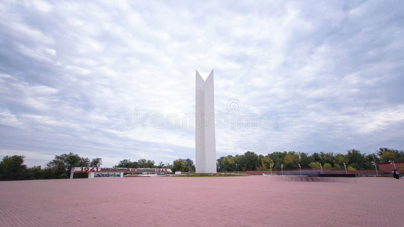 II World War Monument in Uralsk Timelapse Hyperlapse Stock Photo ... II World War Monument in Uralsk Timelapse Hyperlapse Stock Photo ...