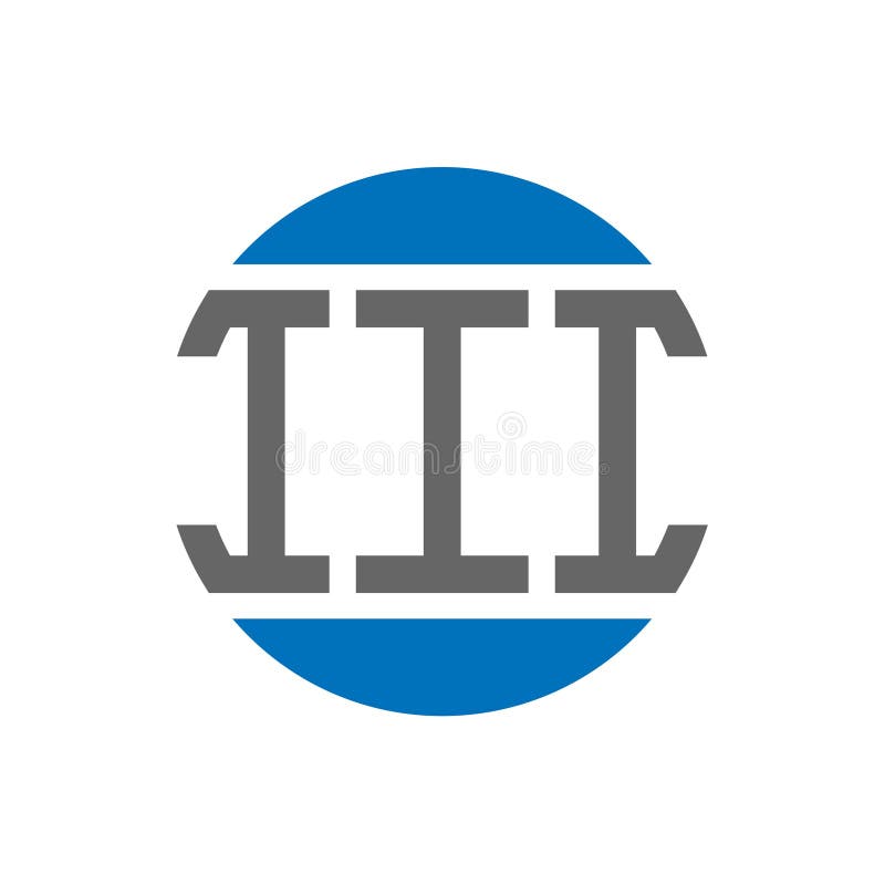 III Letter Logo Design on White Background. III Creative Initials ...