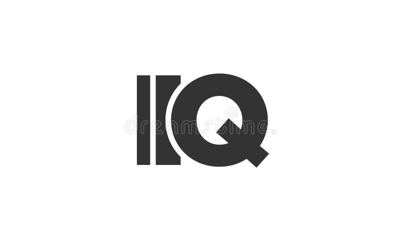 IIQ Logo Design Template with Strong and Modern Bold Text. Initial ...