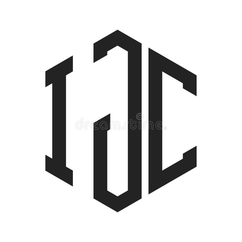 IJC Logo Design. Initial Letter IJC Monogram Logo Using Hexagon Shape ...