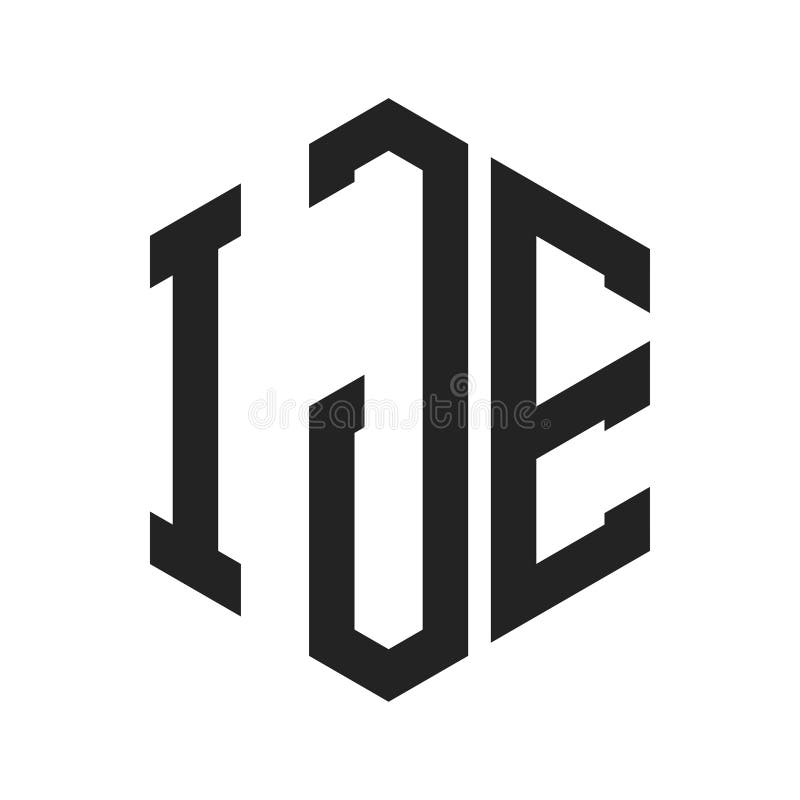 IJE Logo Design. Initial Letter IJE Monogram Logo Using Hexagon Shape ...