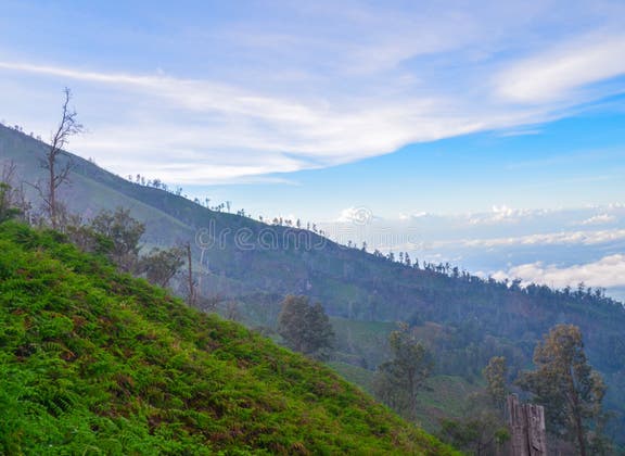 Ijen Mountain, East Java, Indonesia Stock Image - Image of java ...
