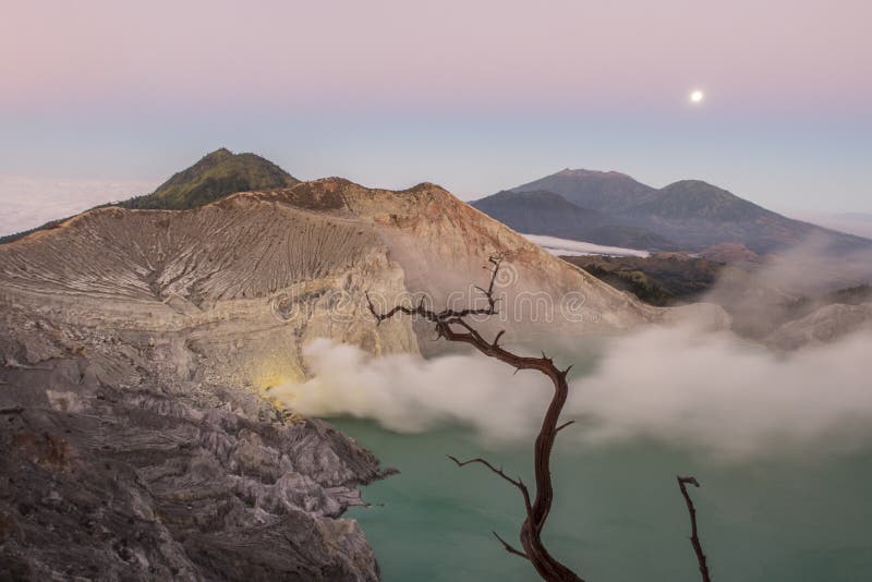Ijen Volcano, Java, Indonesia Stock Image - Image of java, ijen: 131485337