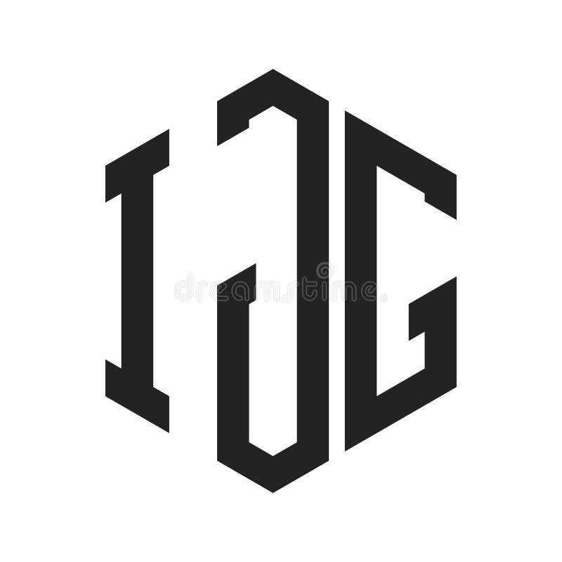 IJG Logo Design. Initial Letter IJG Monogram Logo Using Hexagon Shape ...
