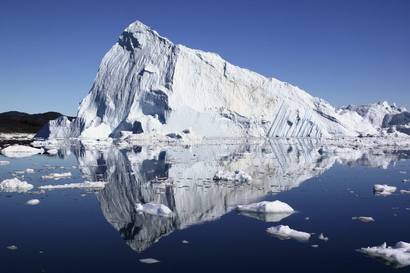 Ijs Berg in Jakobshavn, Groenland. Stock Foto - Image of toerisme ...