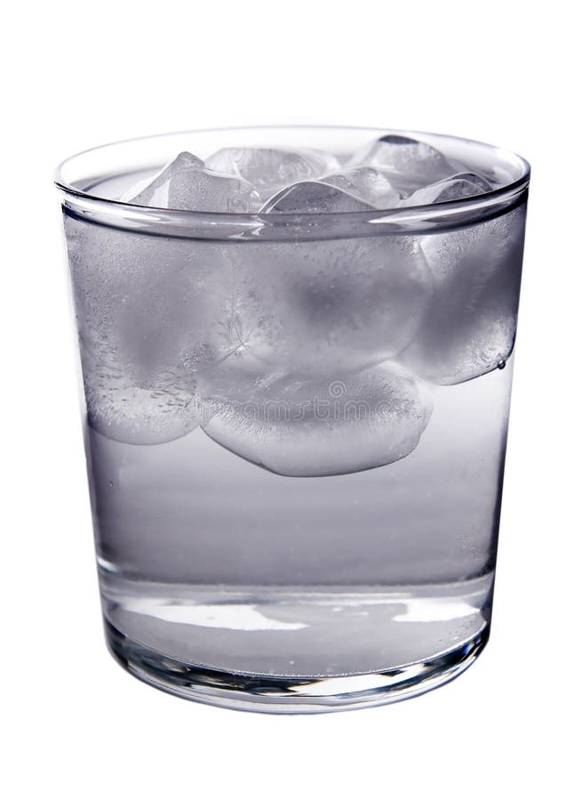 Het Hoogtepunt Van Het Glas Van Ijs En Water Stock Foto - Image of ...