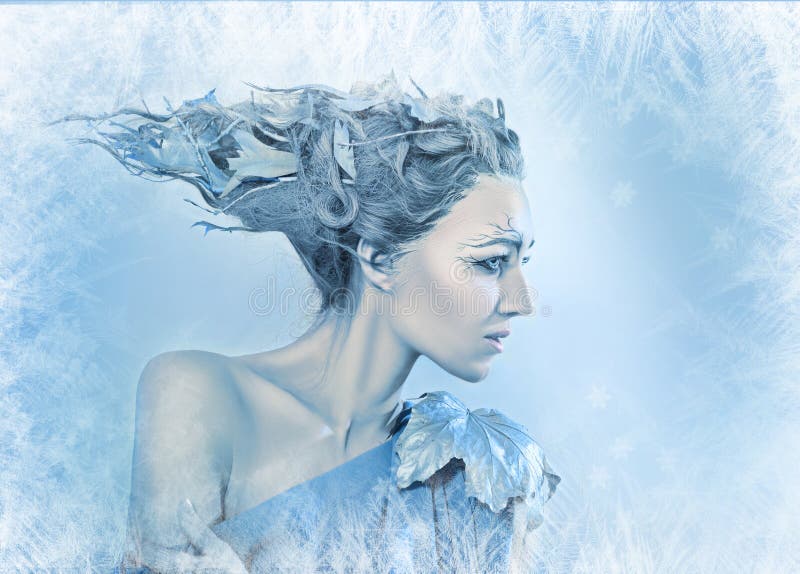 Ijs-koningin stock foto. Image of modieus, vakantie, schitterend - 36026028