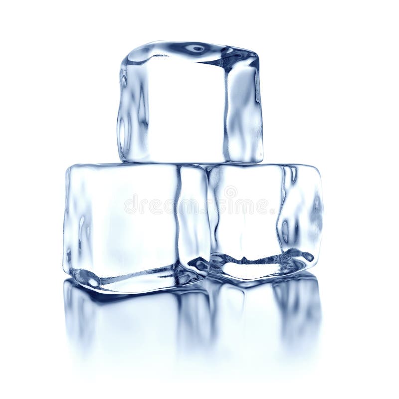 IJsblokje stock illustratie. Illustration of smelten, koude - 3457915